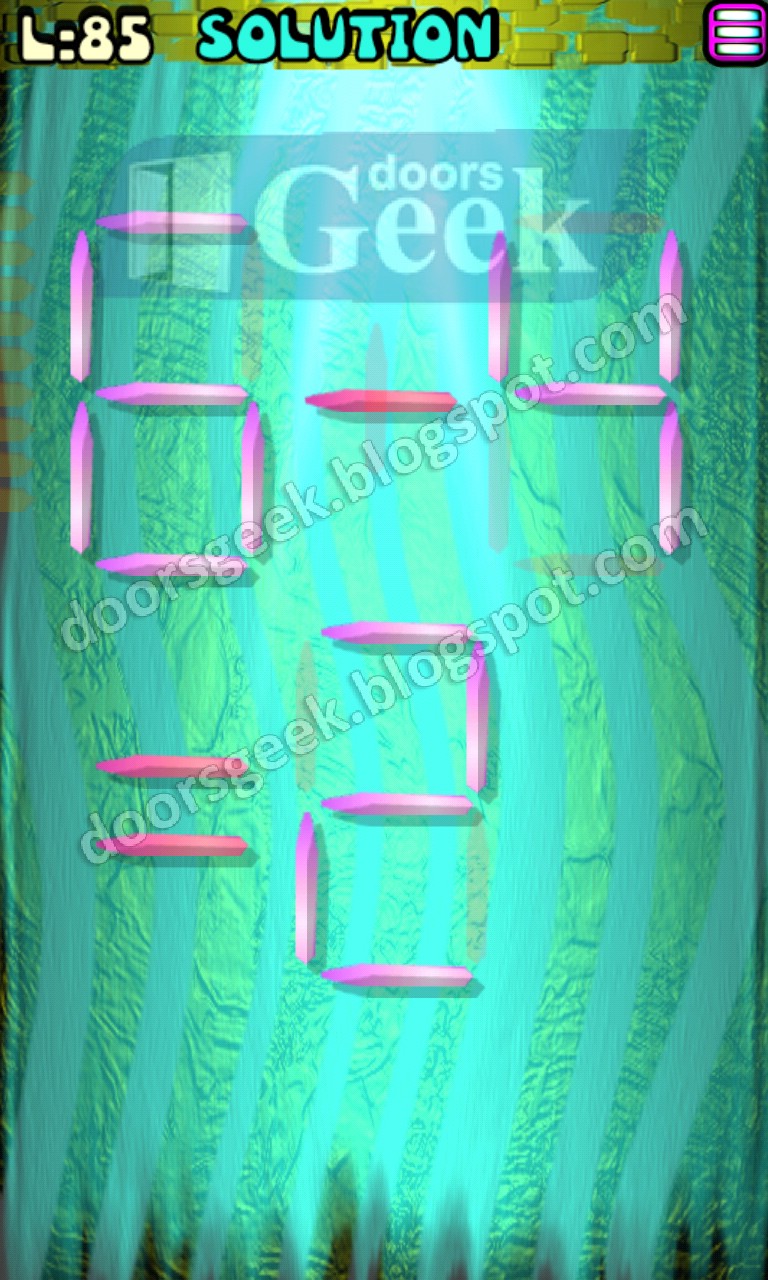 Matches Puzzle [Episode 2] Level 85 Solution ~ Doors Geek